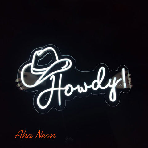 Howdy Neon Sign – Aha Neon®