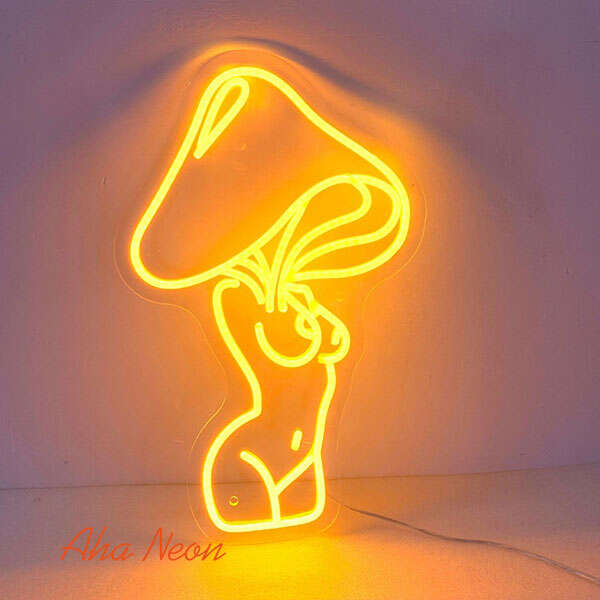 Mushroom Lady Lamp | Aha Neon