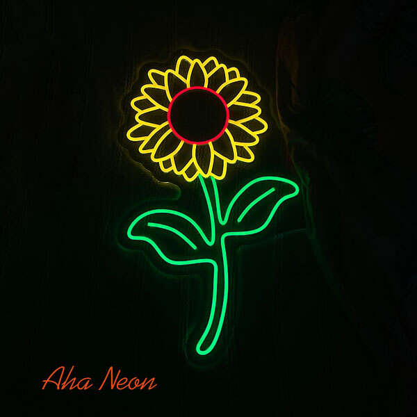 Sunflower LED Light Sign | Aha Neon