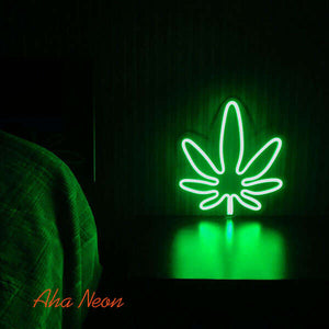 Weed LED Light Sign | Aha Neon