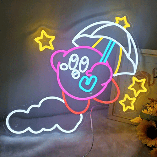 Kirby LED Light Sign - Aha Neon